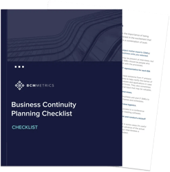 Free Business Continuity Planning (BCP) Checklist